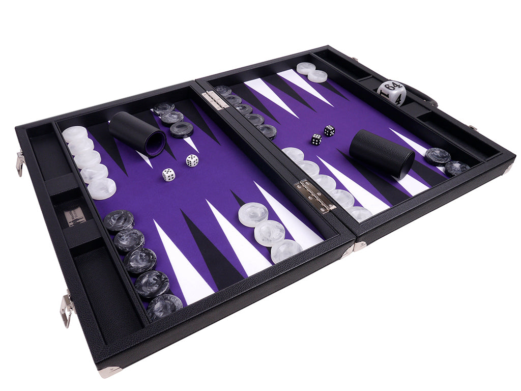 21-inch Tournament Backgammon Set - Purple - FREE Shipping – American ...