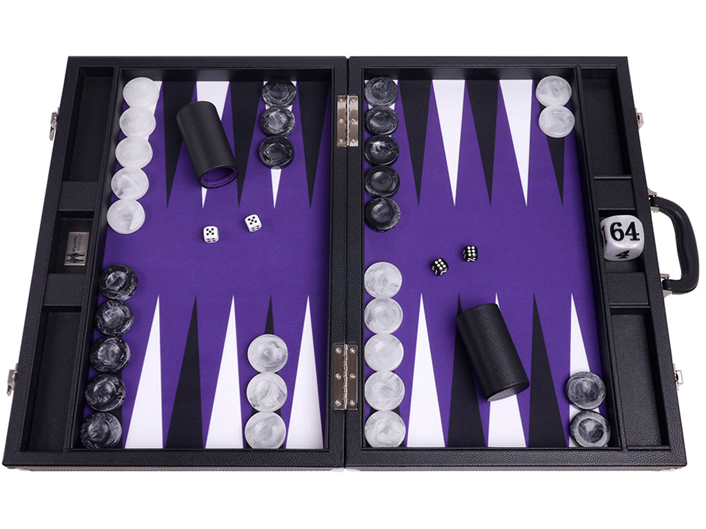 21-inch Tournament Backgammon Set - Purple - FREE Shipping – American ...