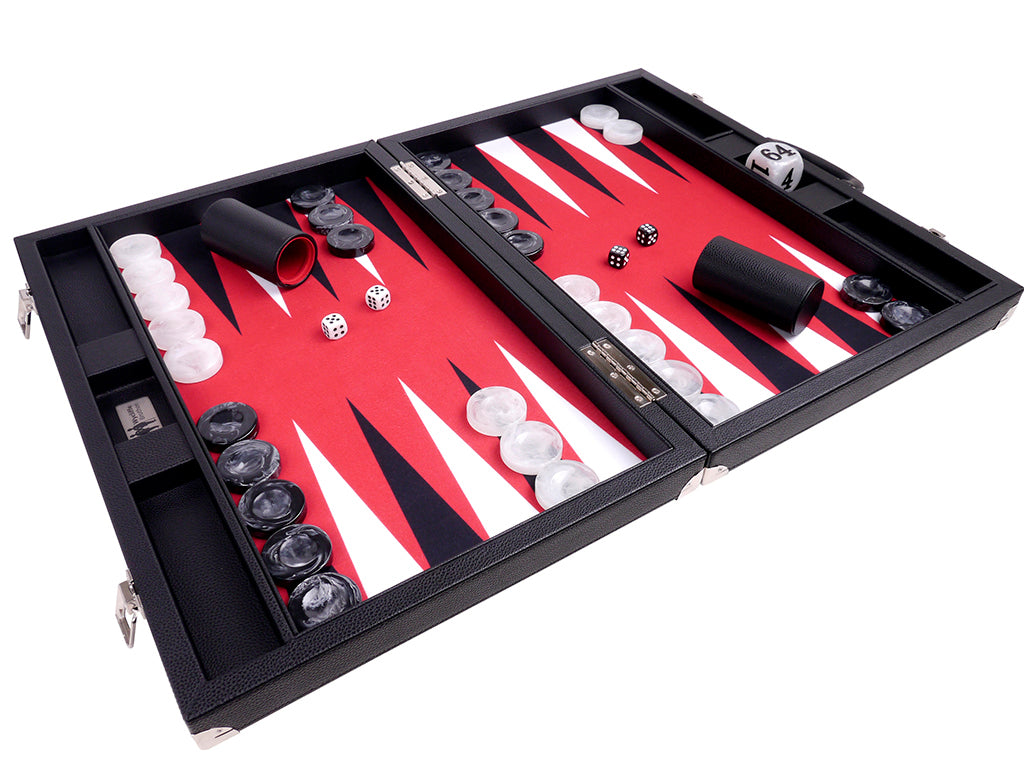 21-inch Tournament Backgammon Set - Red - FREE Shipping – American ...