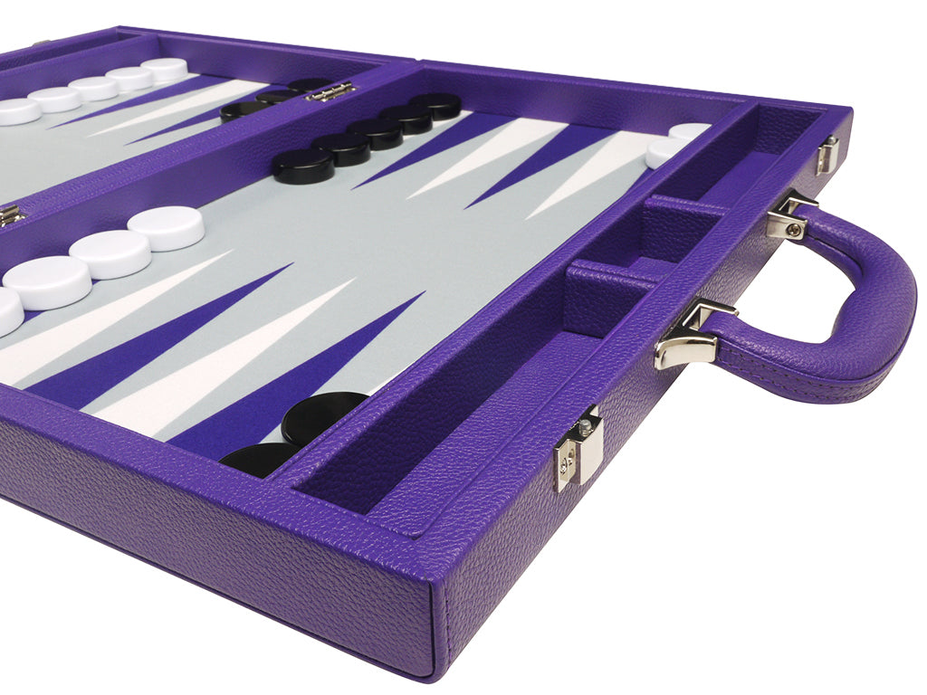 16-inch Premium Backgammon Set - Purple - FREE Shipping – American ...