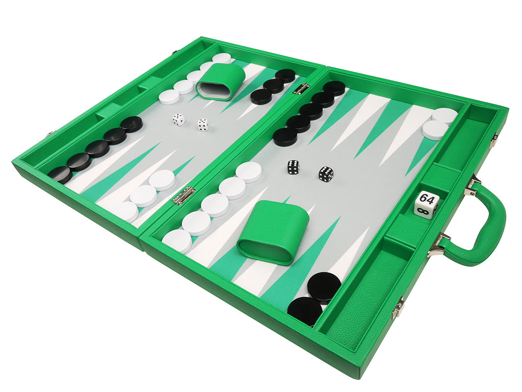 19-inch Premium Backgammon Set - Green - FREE Shipping – American ...